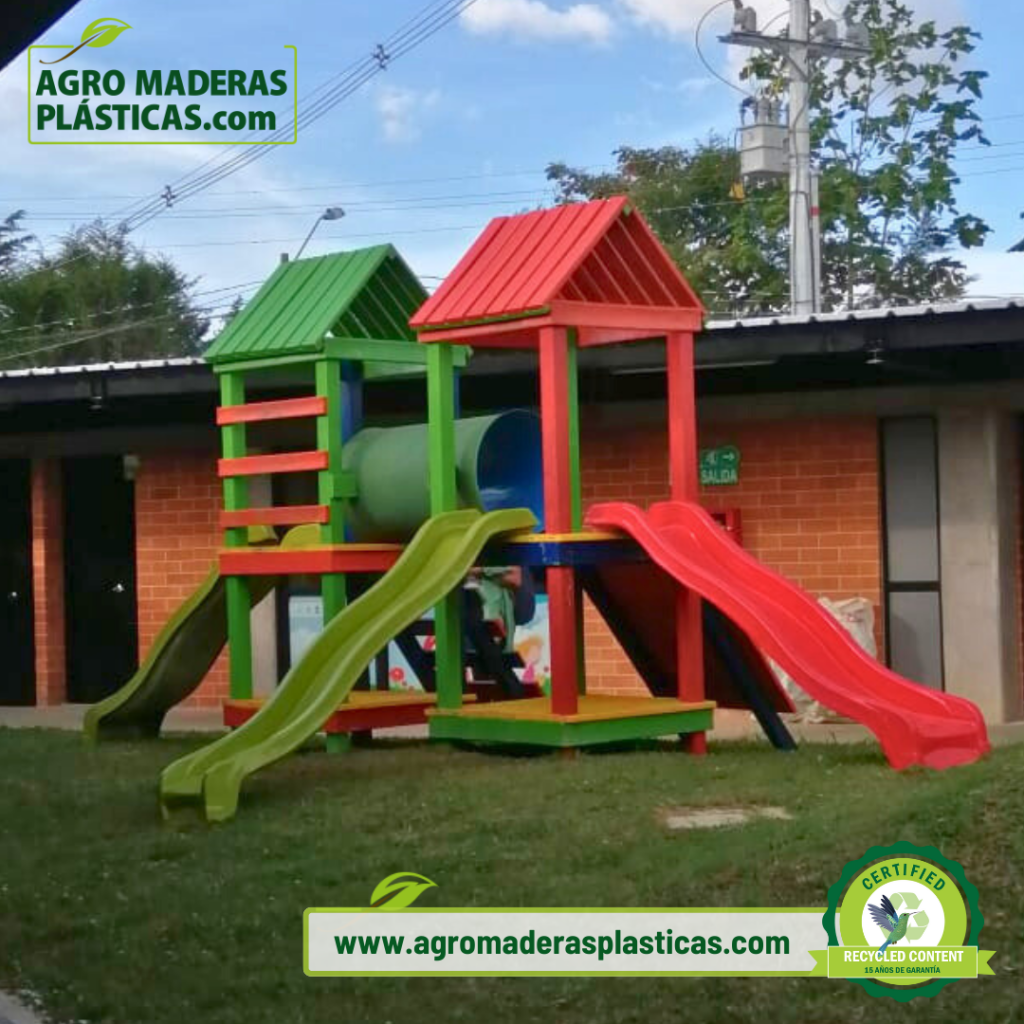 Parques Infantiles en Madera Plástica - Agromaderas Plásticas Bogotá
