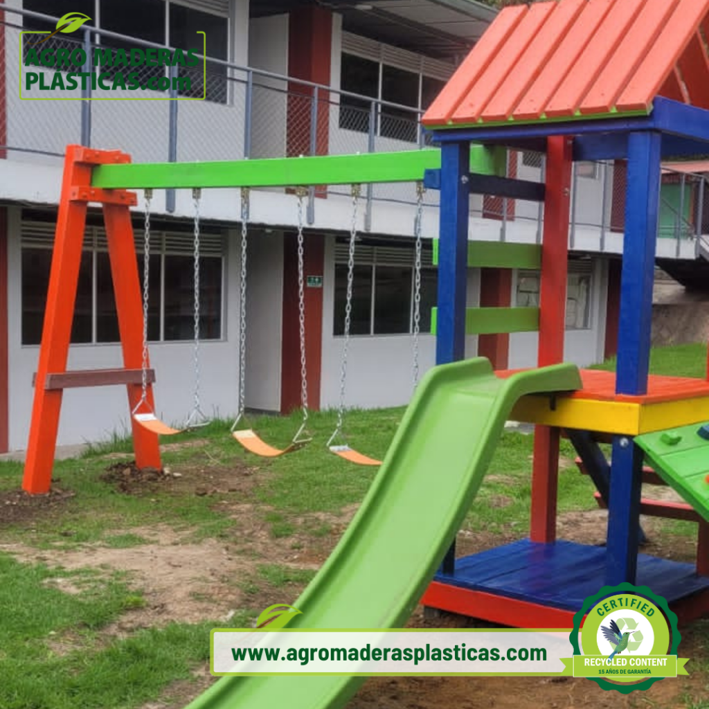 Parques Infantiles en Madera Plástica - Agromaderas Plásticas Bogotá