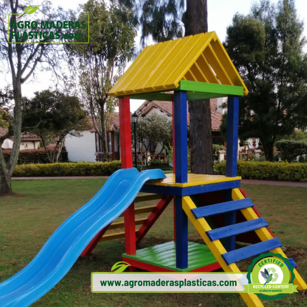 Parques Infantiles en Madera Plástica - Agromaderas Plásticas Bogotá